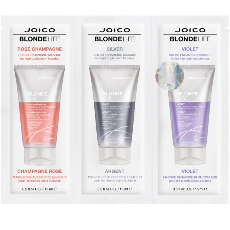 Zestaw masek koloryzujących JOICO Blonde Life Mask Trio - Włosomaniaczka
